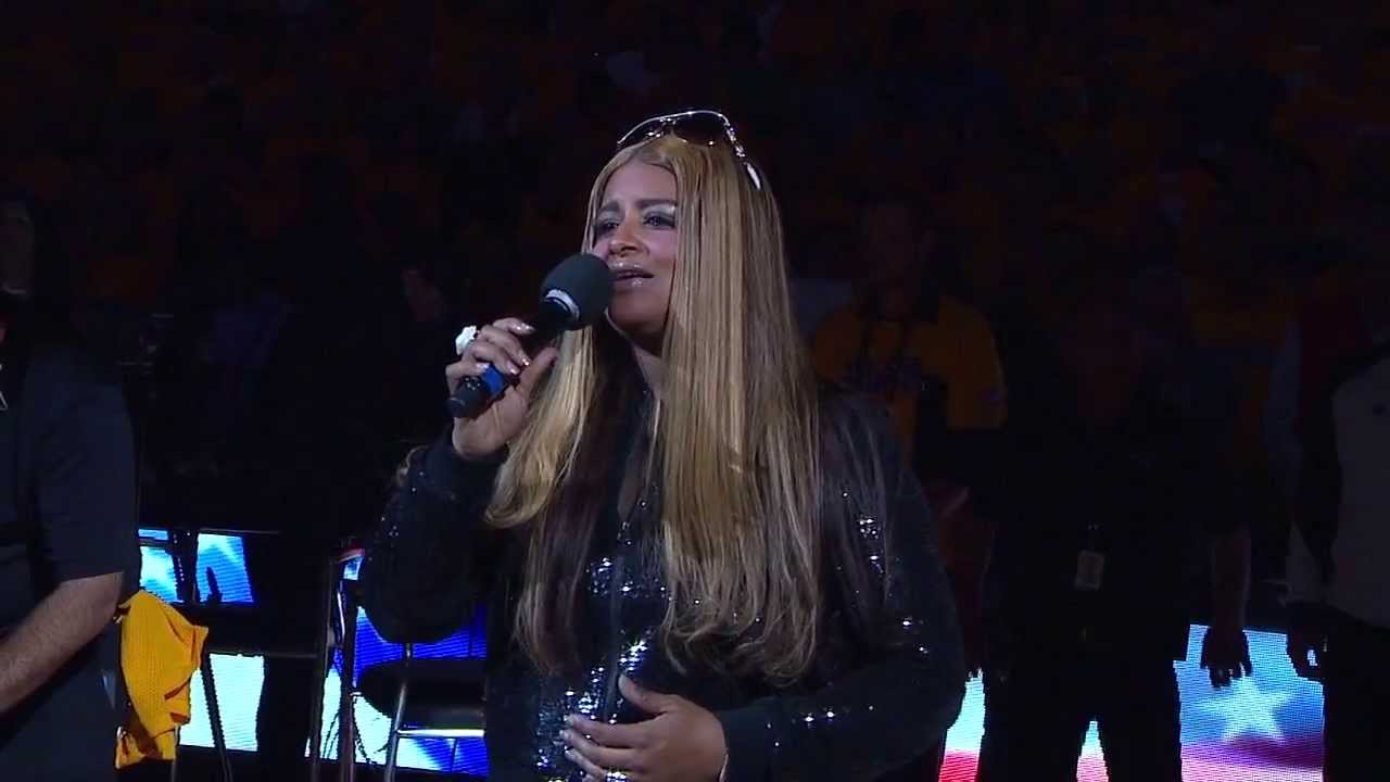 Desiree Coleman Jackson Performs the National Anthem (4/28/13) - YouTube