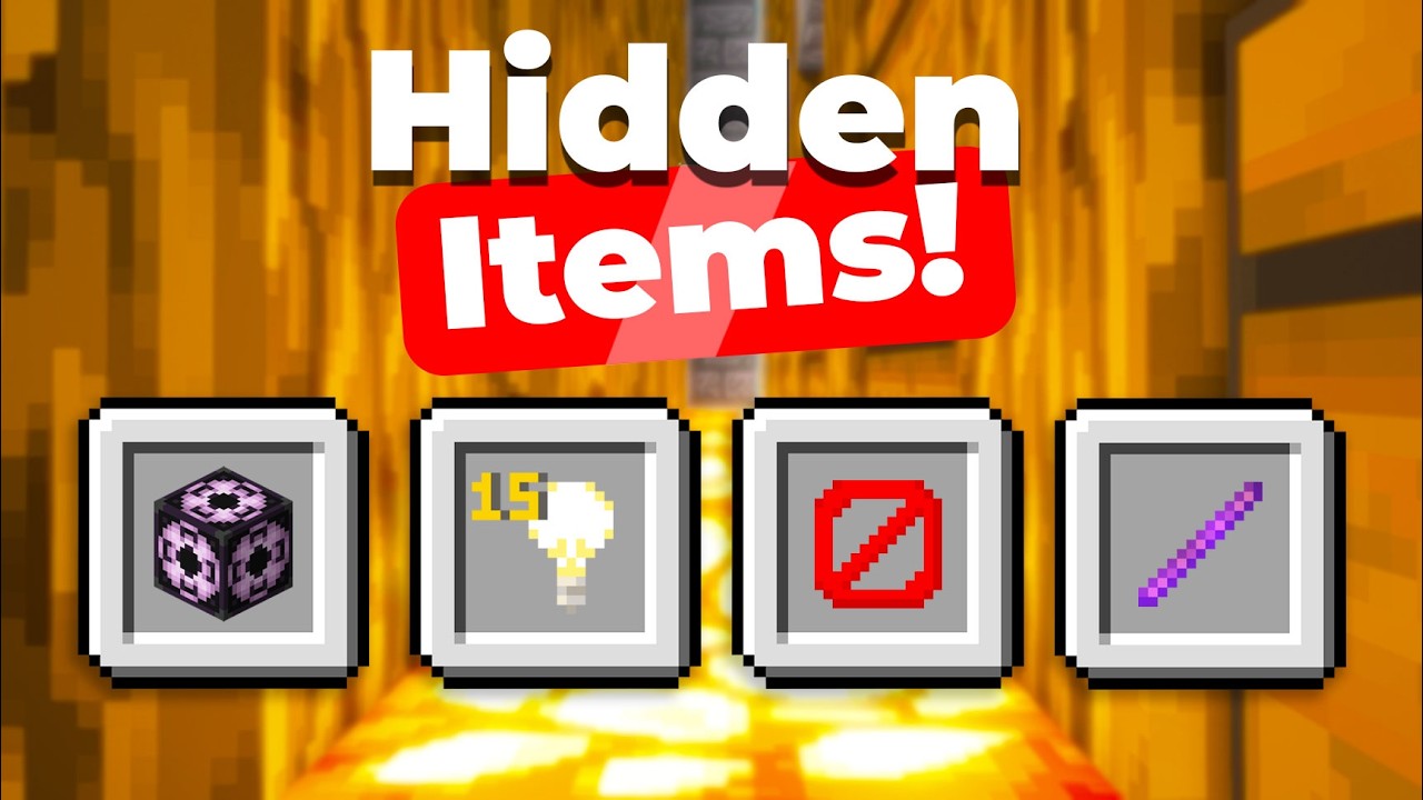 Does Minecraft Hide These Secret Items from You?#minecrafttips - YouTube