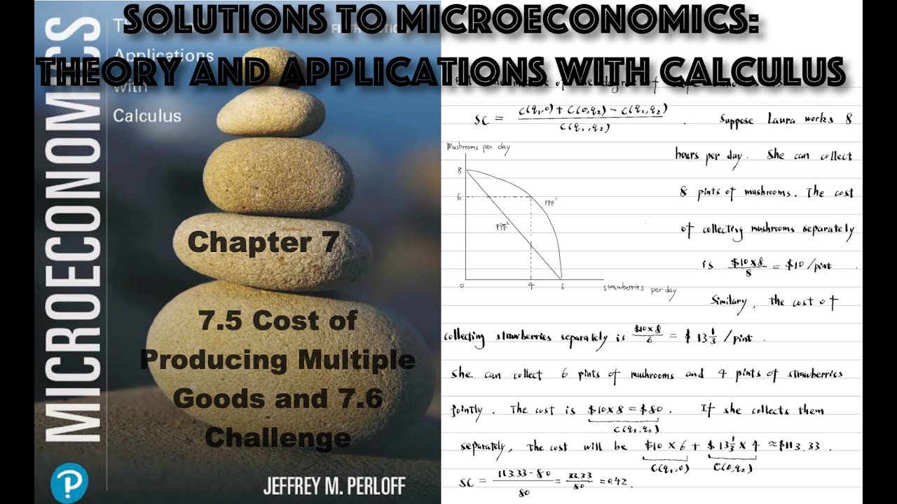 Solutions to 7.5 Cost of Producing Multiple Goods and 7.6 Challenge ...