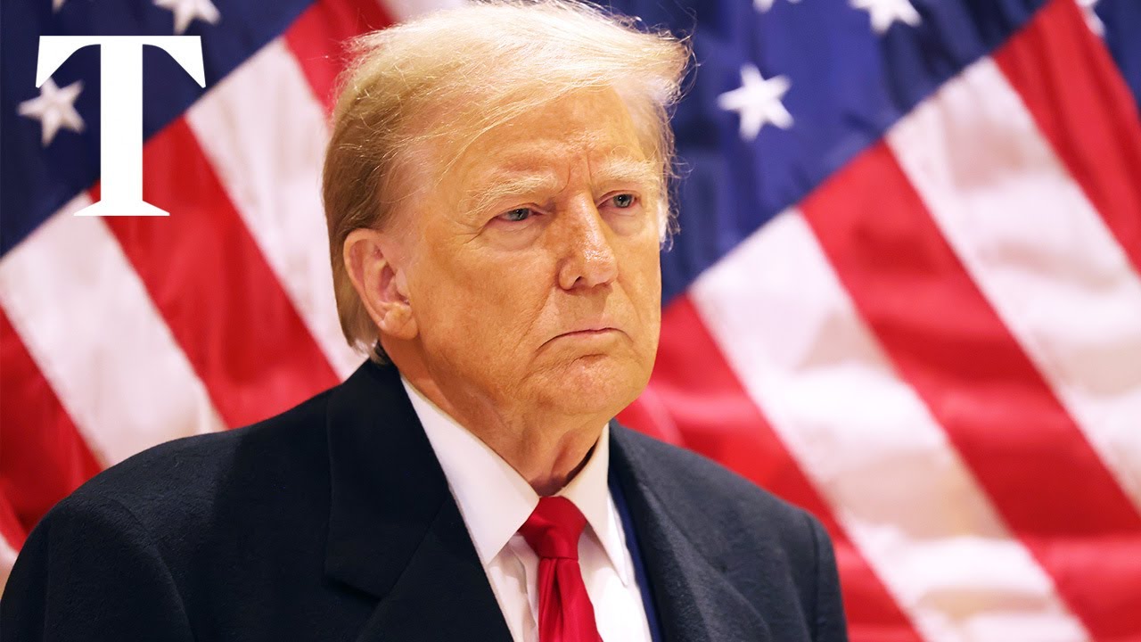 LIVE: Donald Trump attends wake for NYPD officer - YouTube