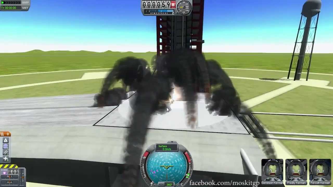 Kerbal Space Program #0.5 - Funny spaceships and crashes - YouTube