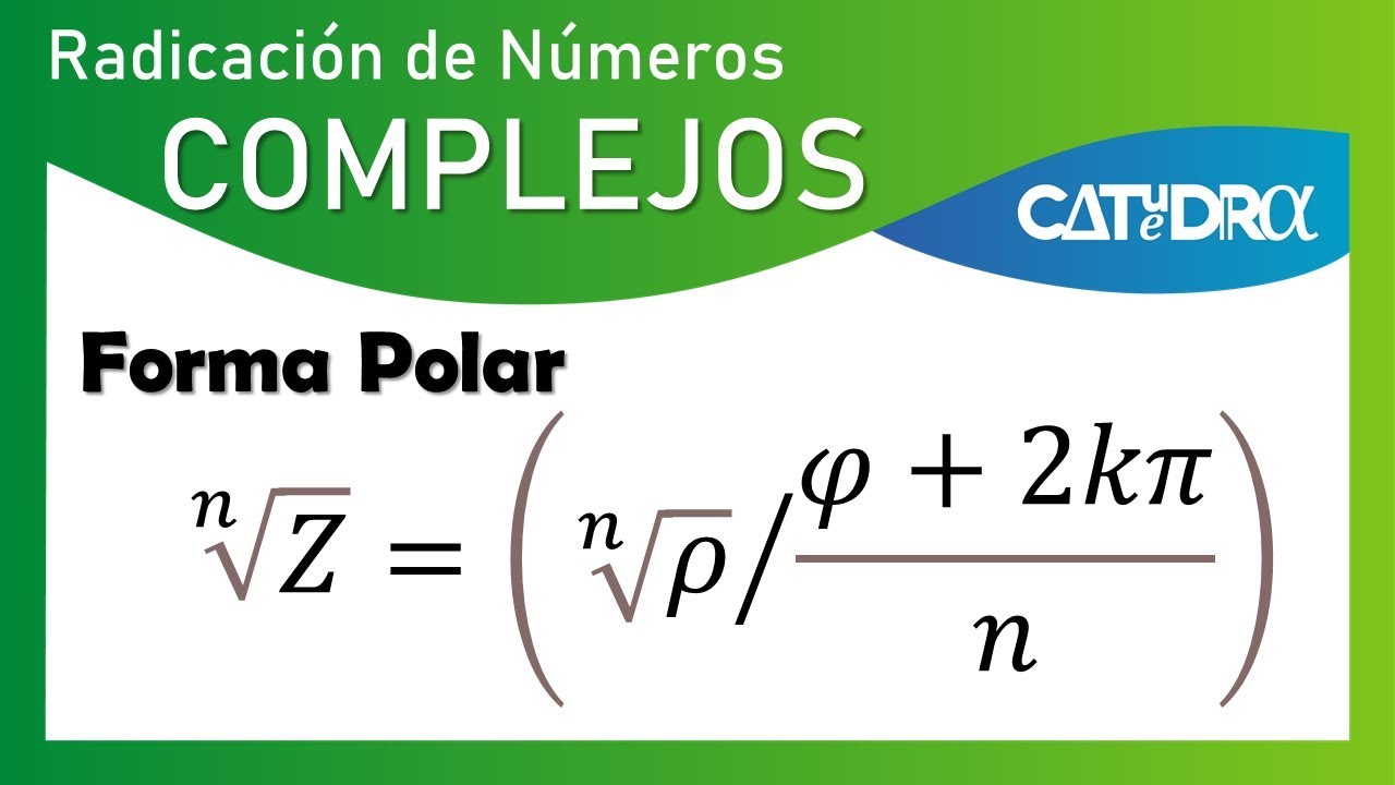 Radicación de Números Complejos en Forma Polar - YouTube