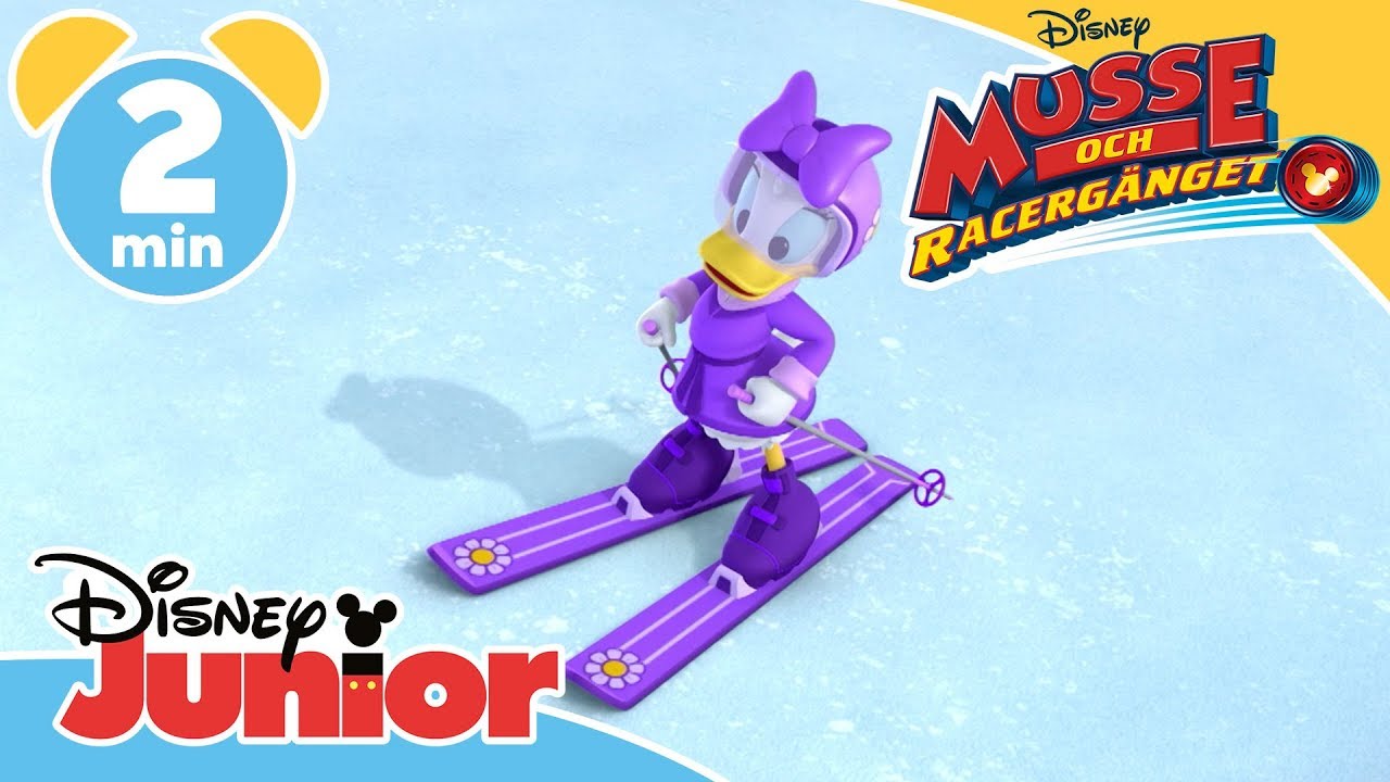 Musse och Racergänget | Kajsa och skidtävlingen! 🎿- Disney Junior ...