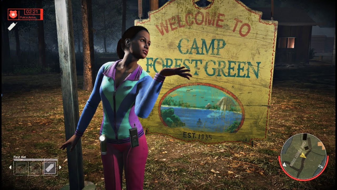 Immersive Walkthrough of the Camp Forest Green map | Friday the 13th ...