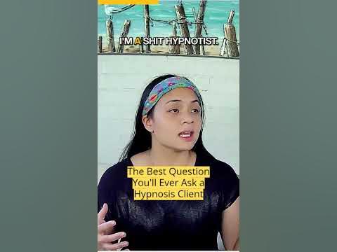 The Best Question You'll Ever Ask a Hypnosis Client - YouTube