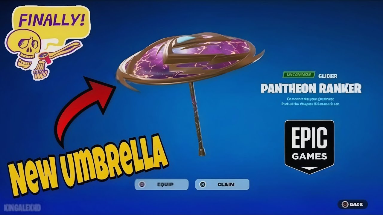 Thank You Epic Games| Finally|Pantheon Ranker Glider☂️ Fortnite Clips🪅 ...