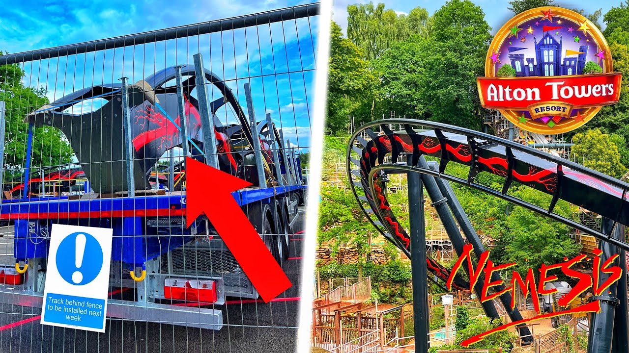 EXCITING NEW Nemesis CONSTRUCTION! - Alton Towers - YouTube