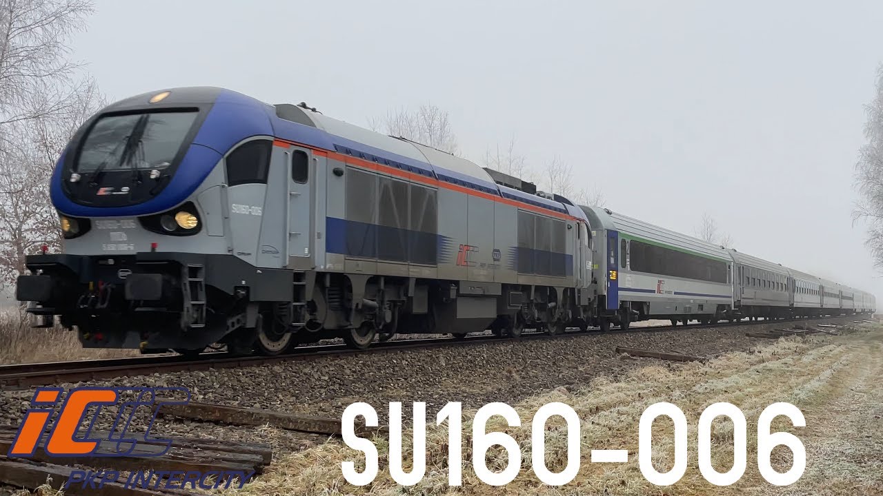 [PKPIC] "Gamoń" Diesel Power SU160-006 w klimacie porannej mgły śmiga z ...