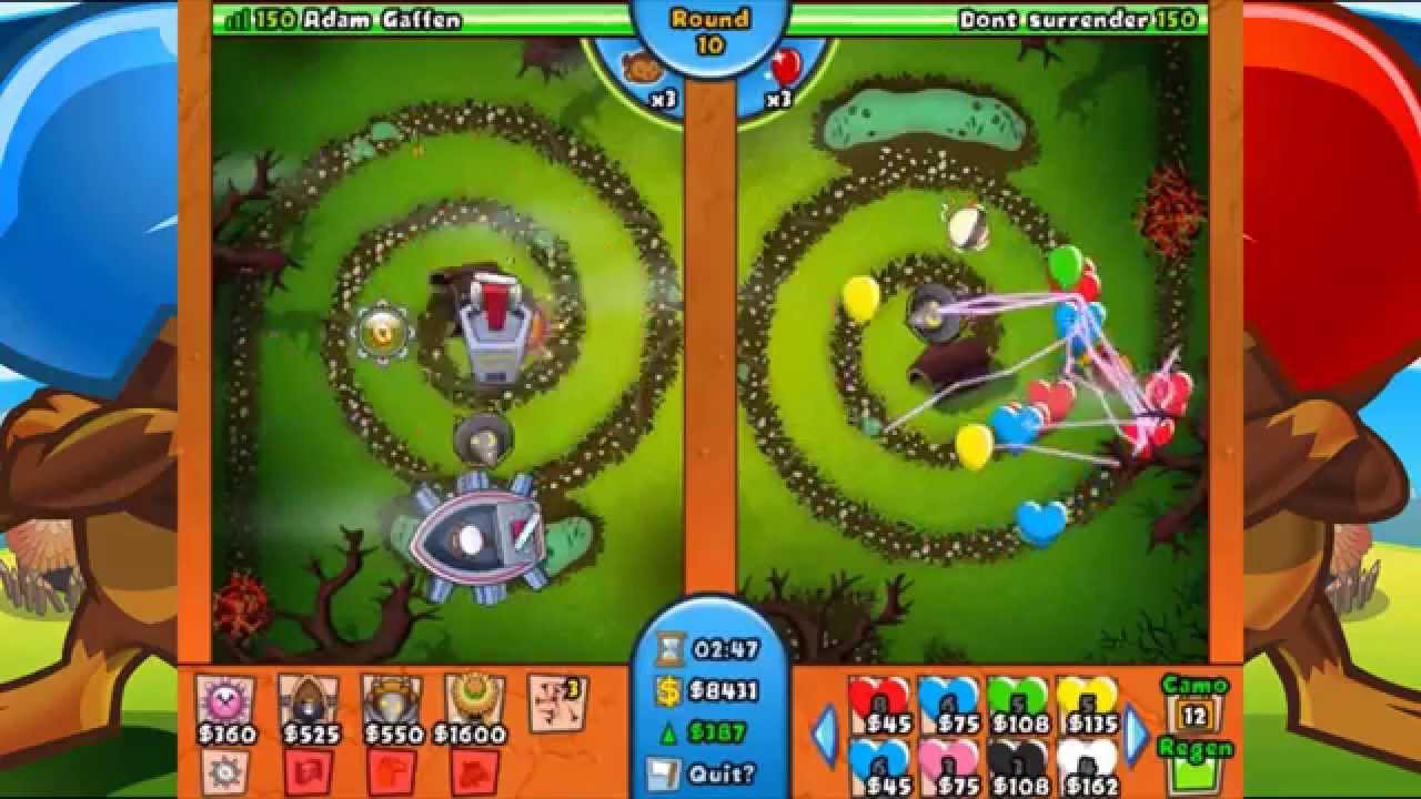 BTD Battles // Playing With Hacks // Gameplay (15 likes?) - YouTube