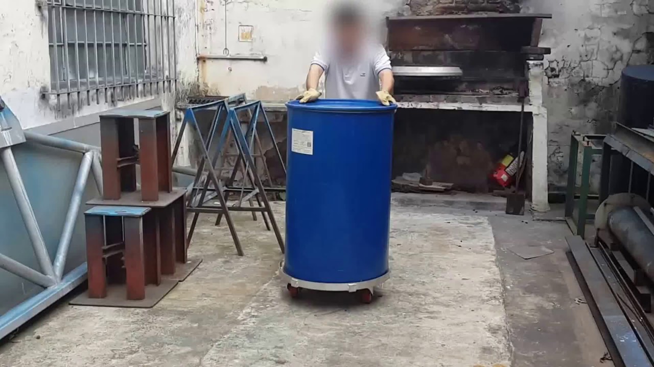 PALLETS para Tambores de 200 lts - YouTube