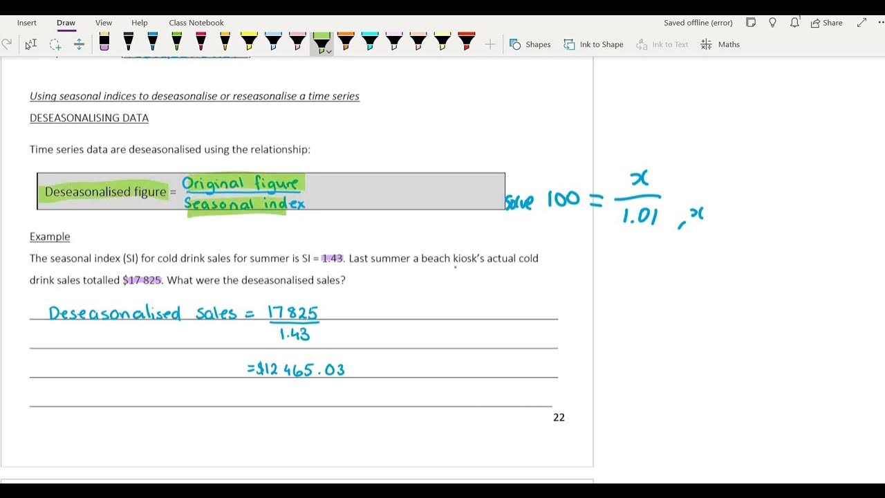 5D - Seasonality - YouTube