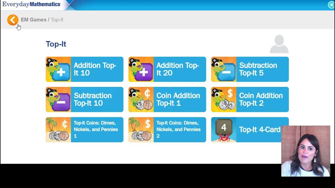 Welcome to Everyday Math Student Center for Families and Students - YouTube