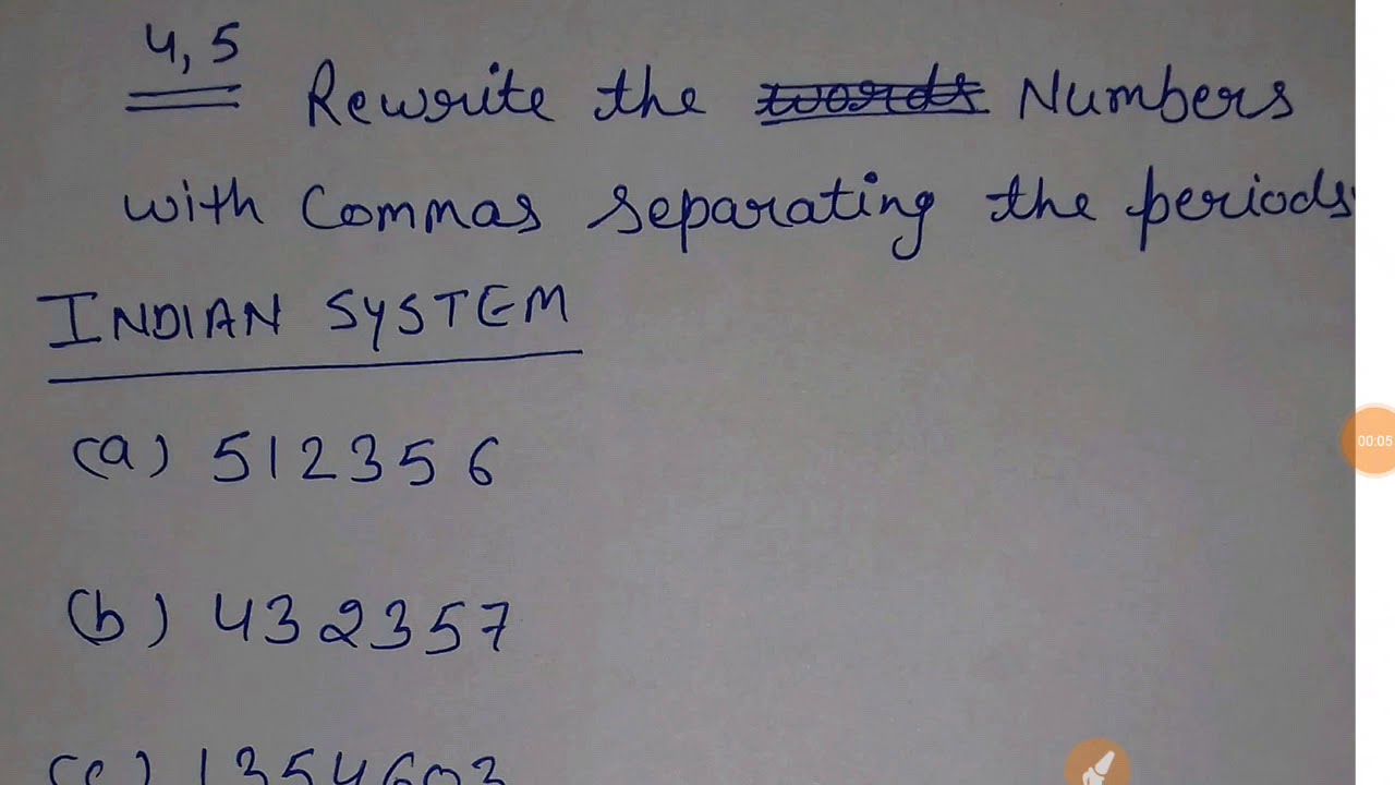 4 5 How Insert Commas In Indian And International System Of Numeratuin 4 5 How Insert Commas In Indian And International System Of Numeratuin