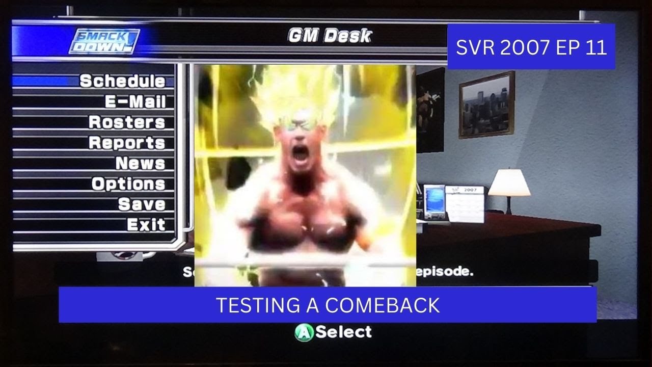 TESTING A COMEBACK! | WWE SVR 2007 GM Mode Ep 11 - YouTube