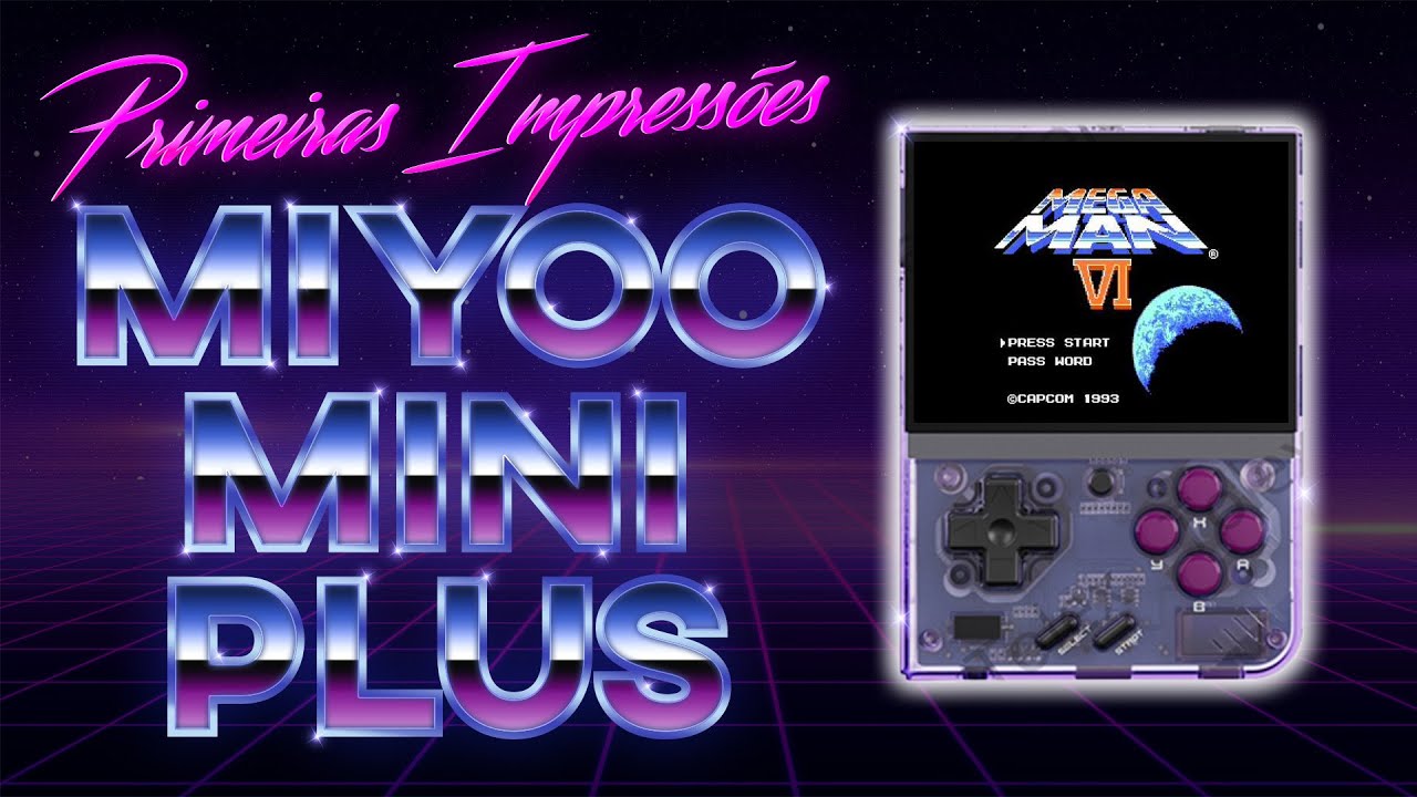 Miyoo Mini Plus : Primeiras Impressões O Concorrente do Anbernic RG35XX ...