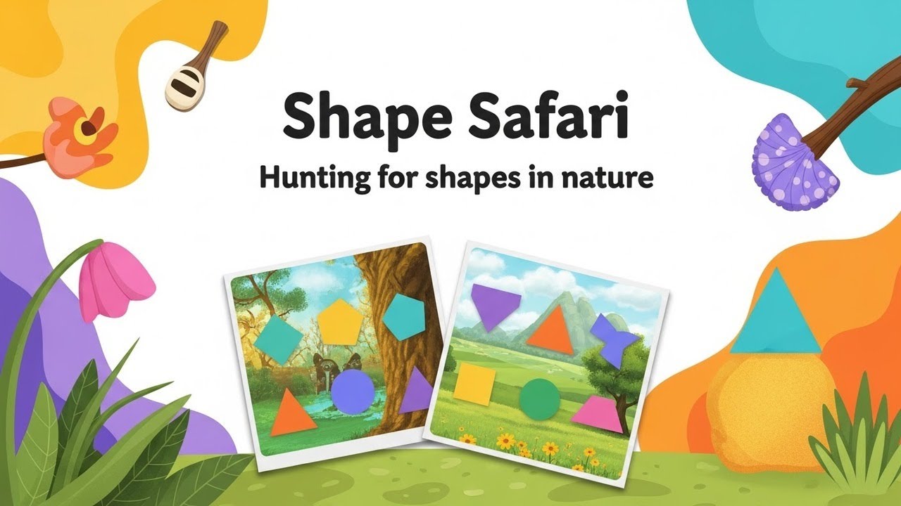 🌿 Shape Safari 🦁🔺 | Hunt for Shapes in Nature! | Fun Learning for Kids ...
