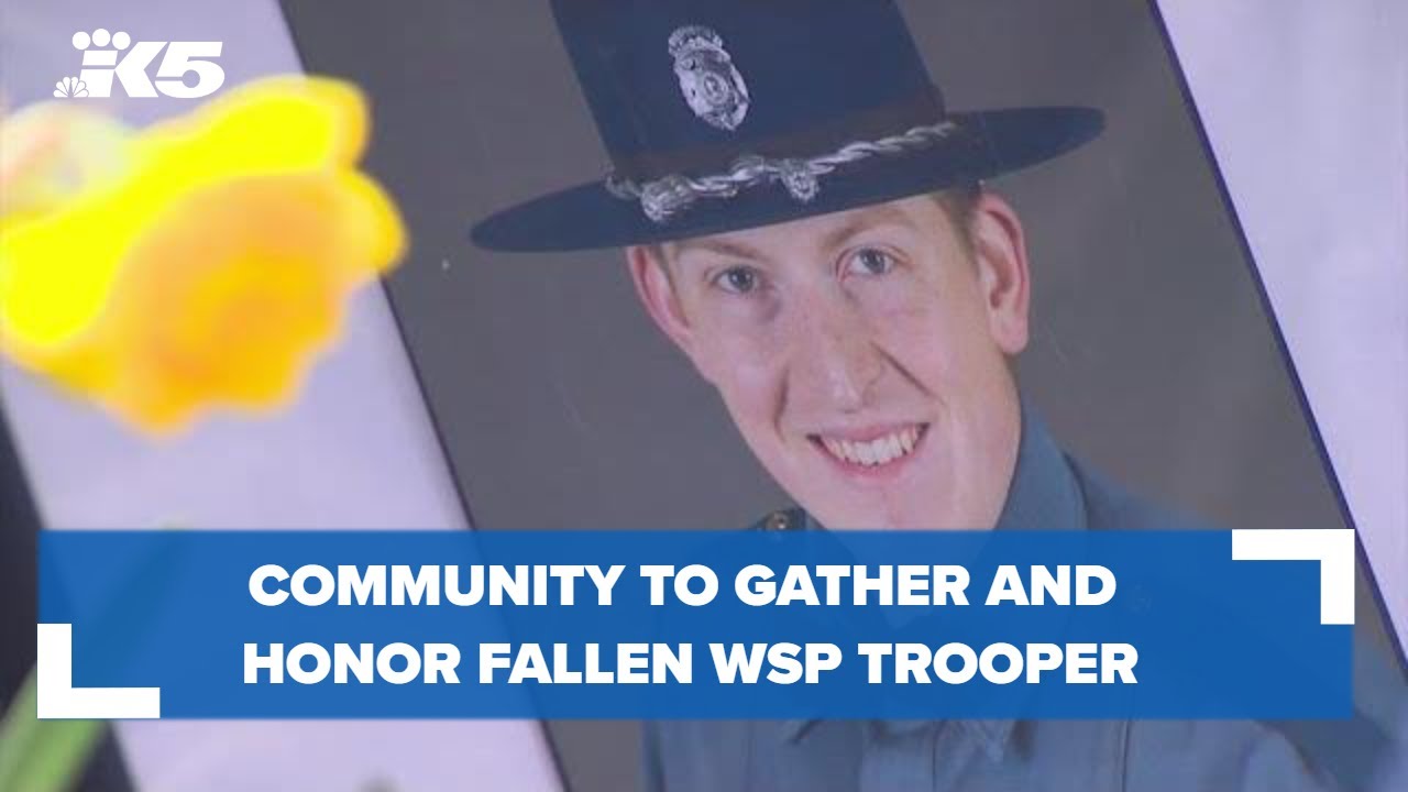 Community will come together to honor fallen WSP trooper - YouTube