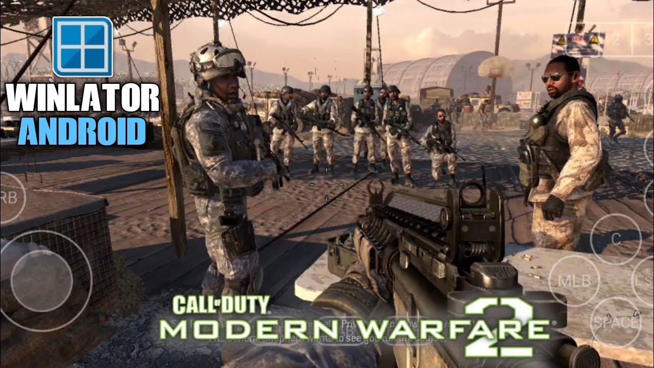 Call Of Duty Modern Warfare 2 on Winlator 7.1 Android Gameplay ...