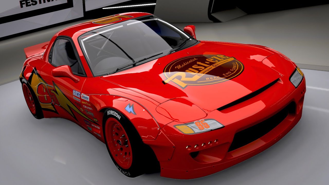 Lightning McQueen Livery - Forza Horizon 4 - YouTube