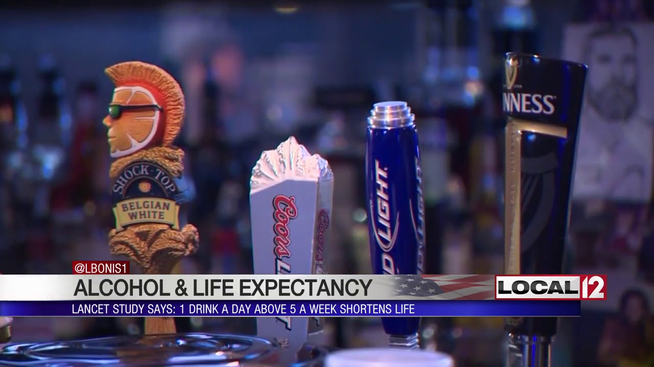 Study: Drinking more than 5 alcoholic beverages a week can shorten your ...