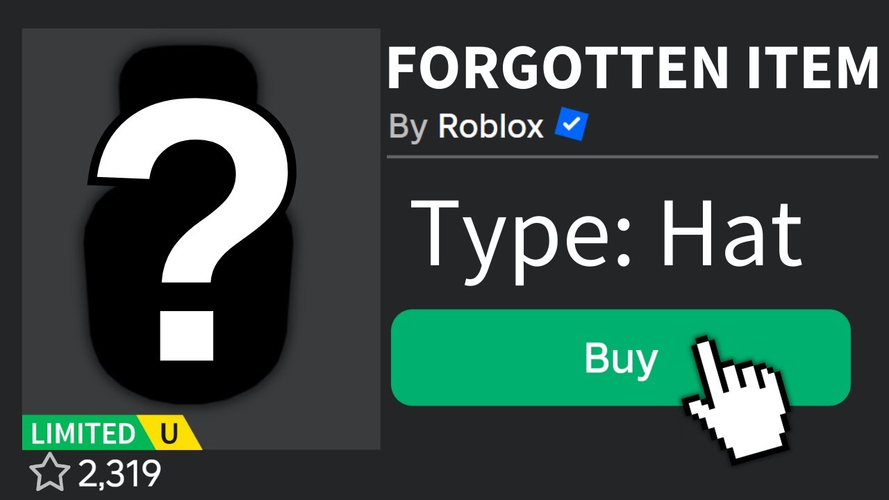 This Roblox Hat Series Was Forgotten About Youtube
