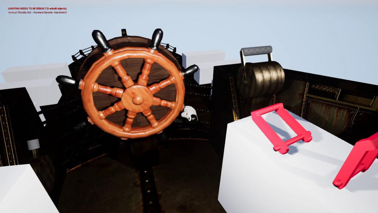 Unreal VR Pirate Project - Custom Interactive Levers and Wheels - YouTube