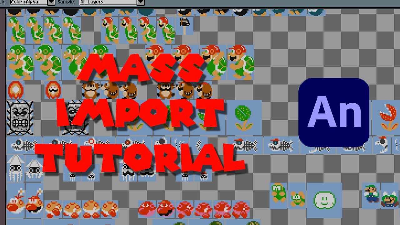 Mass Sprite Import Tutorial - YouTube