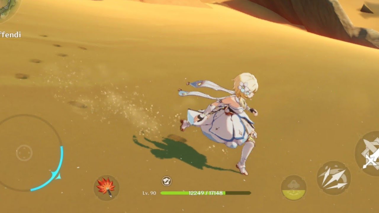 Genshin Impact Sand Physics in Sumeru Desert - YouTube