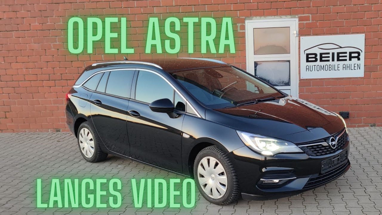 Opel Astra K Sports Tourer Elegance LED Navi Alu - YouTube