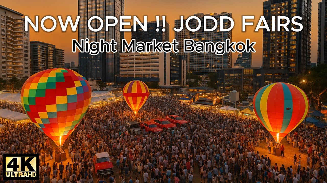 🇹🇭 4K 🇹🇭 JODD FAIRS DanNeramit Night Market in Bangkok 2023 - YouTube