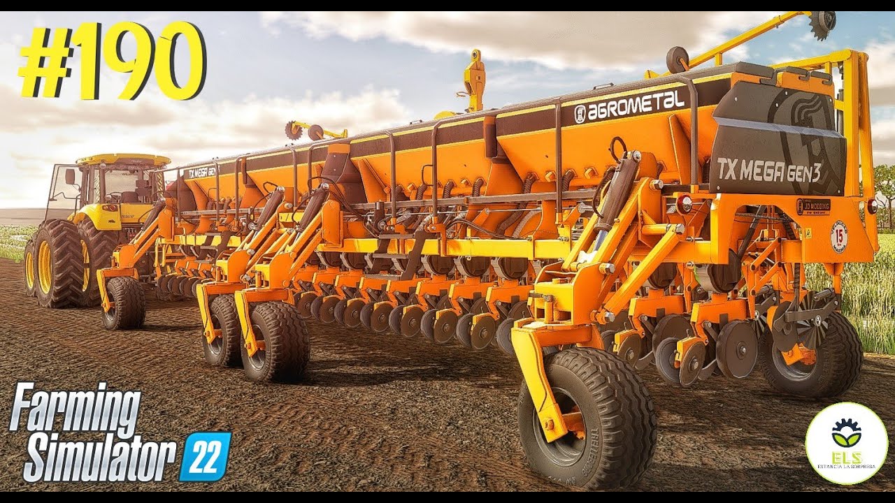 FS 22 ARGENTINA--// AGROMETAL TX MEGA GEN 3 SEMBRANDO SOJA - PARTE 1 ...