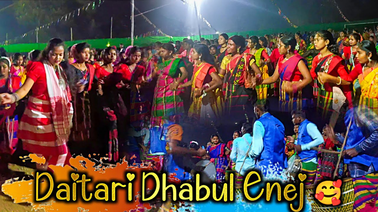 Dhabul Enej Santali Traditional 🥰 Dance In Daitari || Santali ...