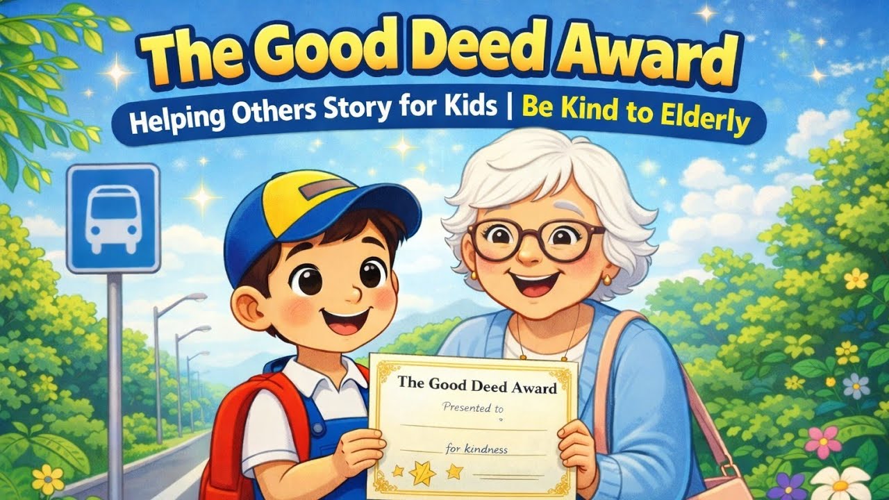 The Good Deed Award 🏆 Helping Others Story for Kids | Be Kind to ...