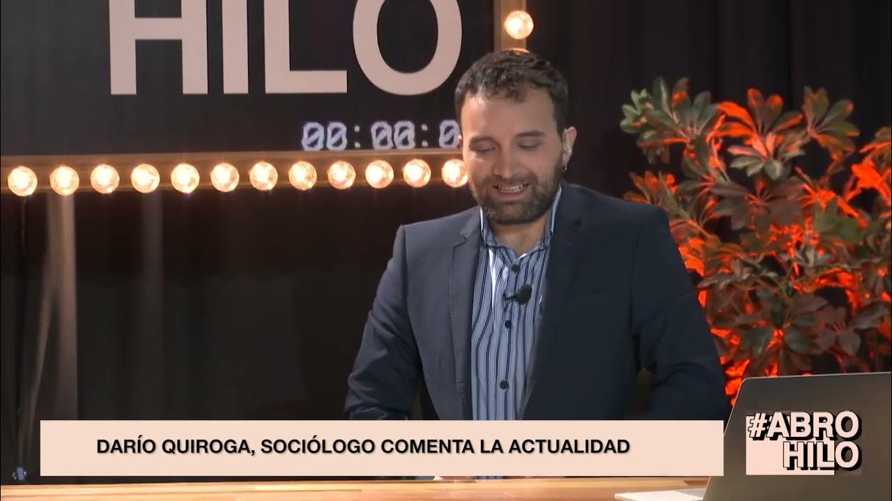 "ABRO HILO" con Felipe Cárdenas. Invitado: Darío Quiroga. - YouTube