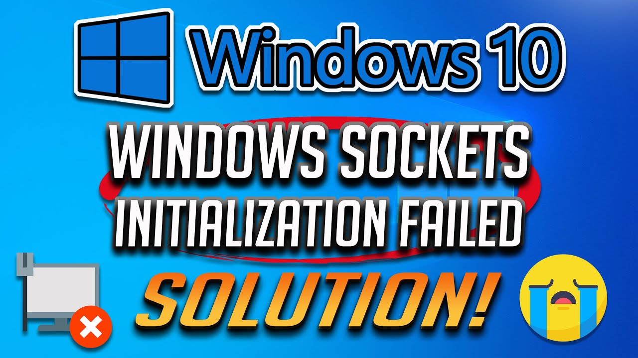 How To Fix Windows Sockets Initialization Failed Error In Windows 10