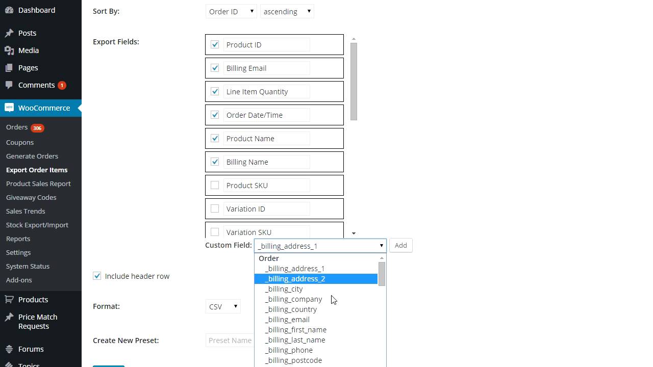 Easily export WooCommerce order line items! - Export Order Items Pro Plugin - YouTube
