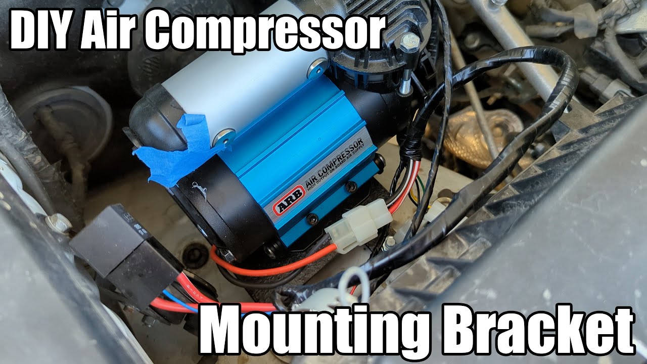 DIY ARB Air Compressor Mounting Bracket | Fitting ARB Button Switch in ...