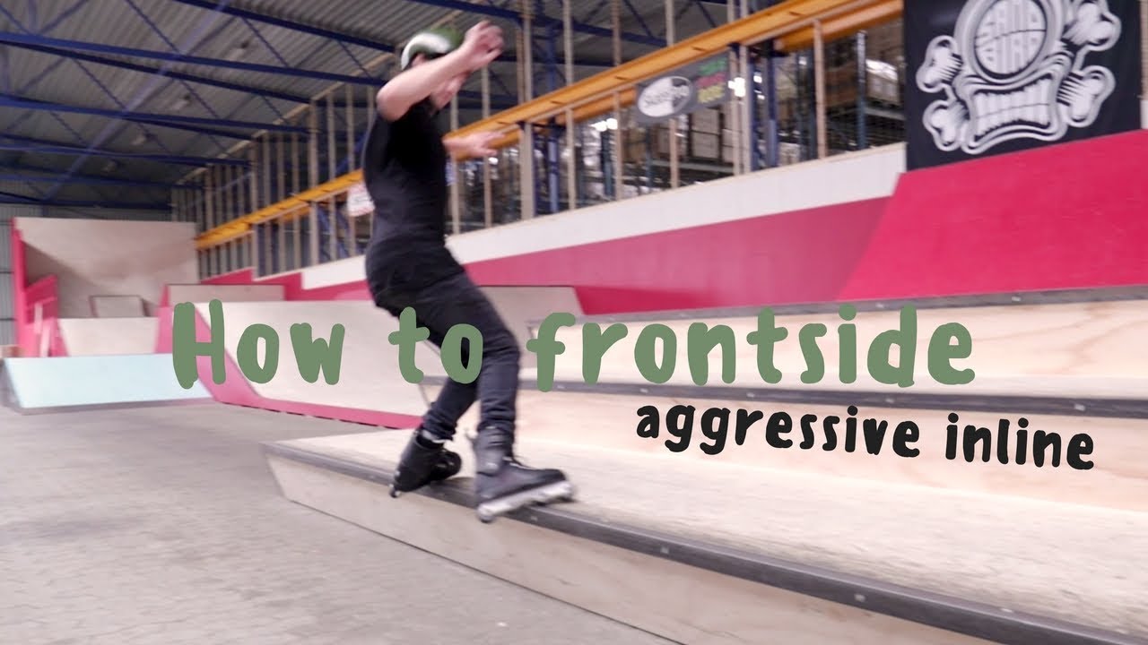 How to do a frontside | Aggressive inline skates | SkatePro.com - YouTube