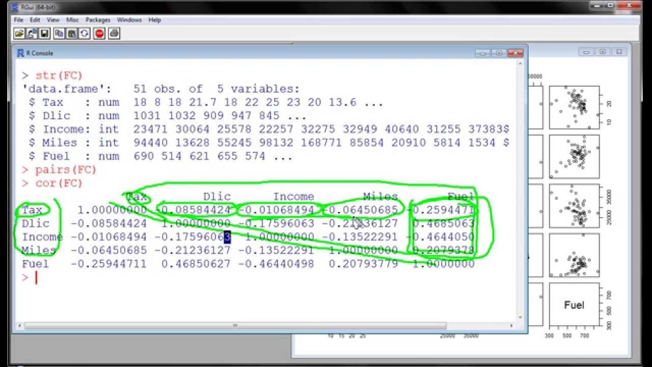 R - Multiple Regression (part 1) - YouTube
