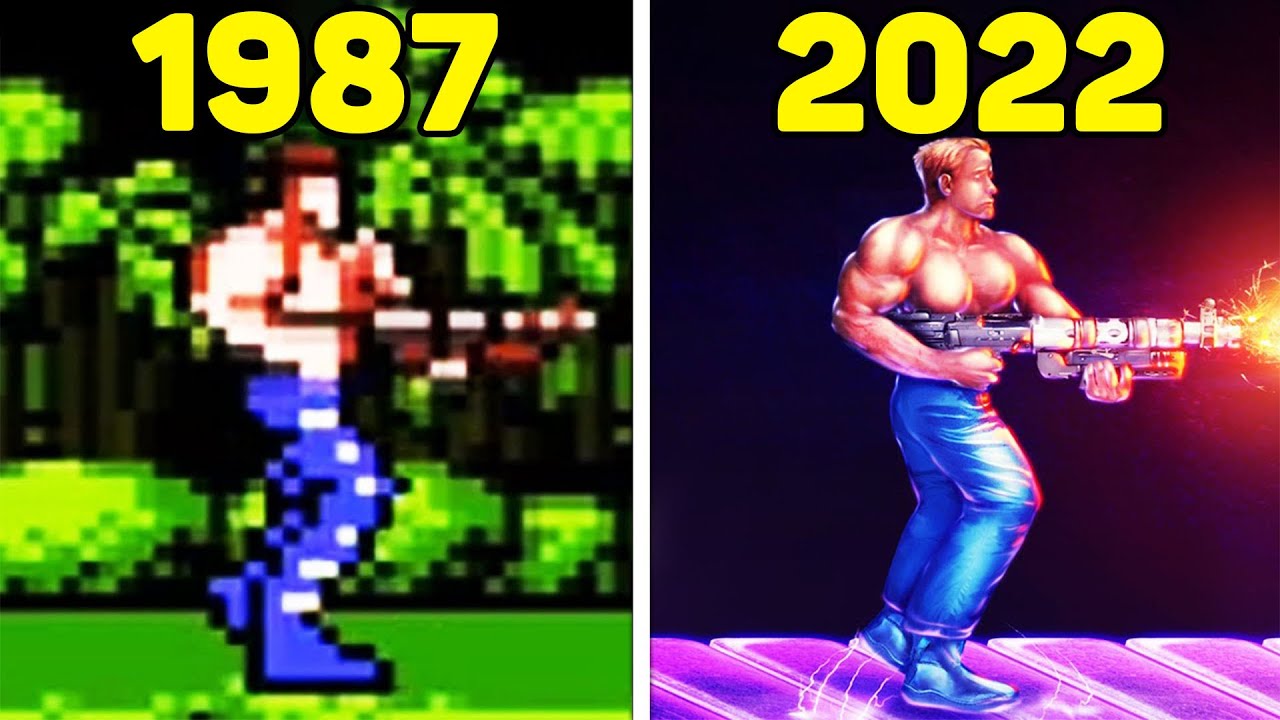 Evolution of Contra Games (1987-2018) - YouTube