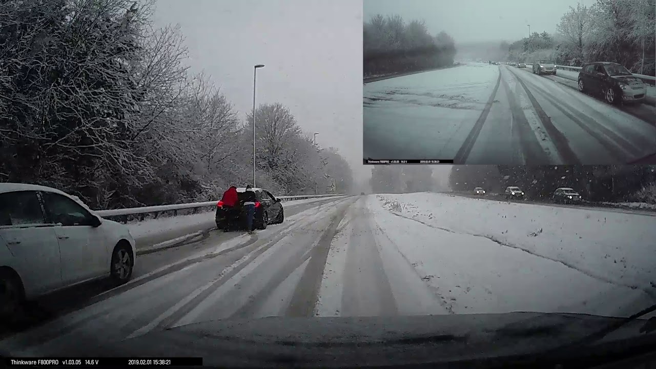 Basingstoke in the snow - YouTube