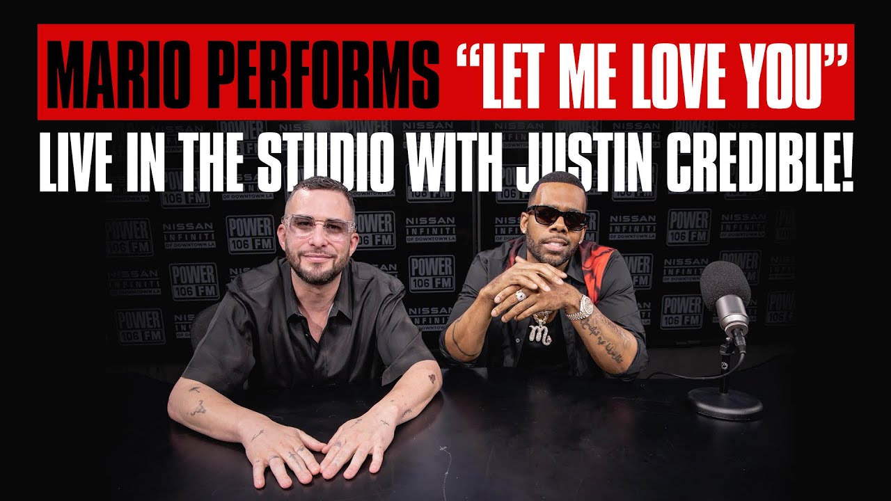 MARIO PERFORMS “LET ME LOVE YOU” LIVE IN THE STUDIO WITH JUSTIN ...