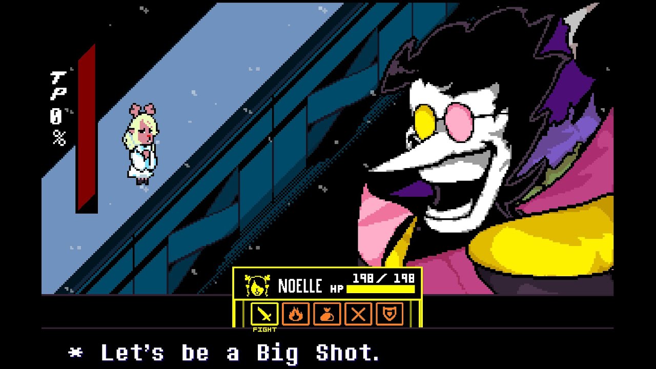 Deltarune a Different Snowgrave Giga Spamton No Hit without final (1 ...