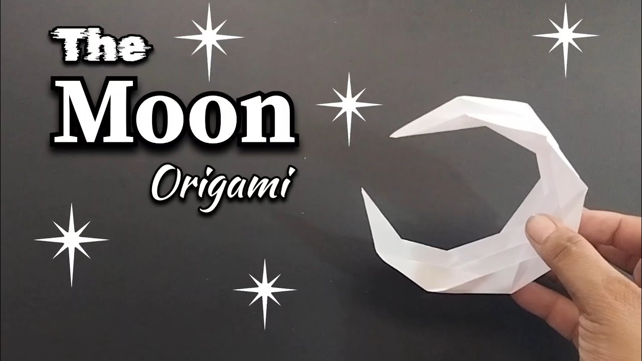 Origami Moon || How to make paper Moon || Paper Moon - YouTube