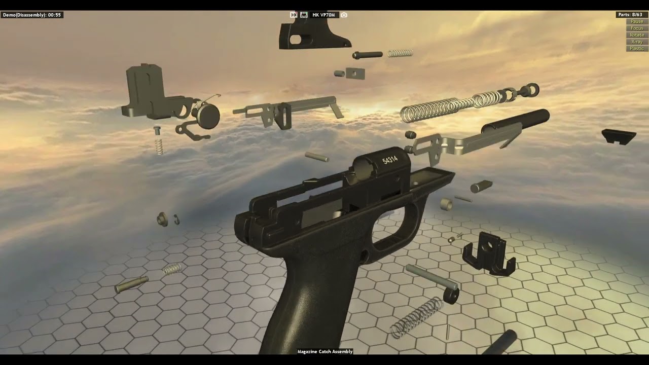 Heckler & Koch HK VP70 M (Volkspistole 70) Machine Pistol - Step By ...