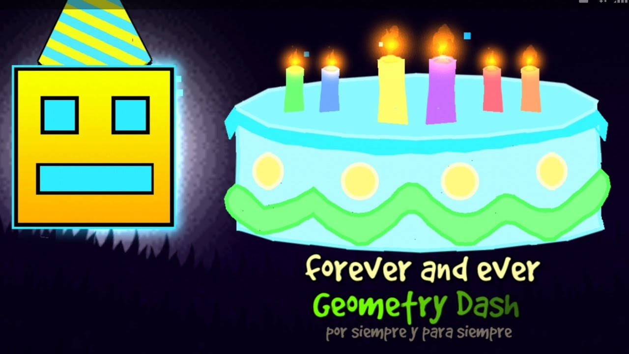 HAPPY BIRTHDAY GEOMETRY DASH! - YouTube