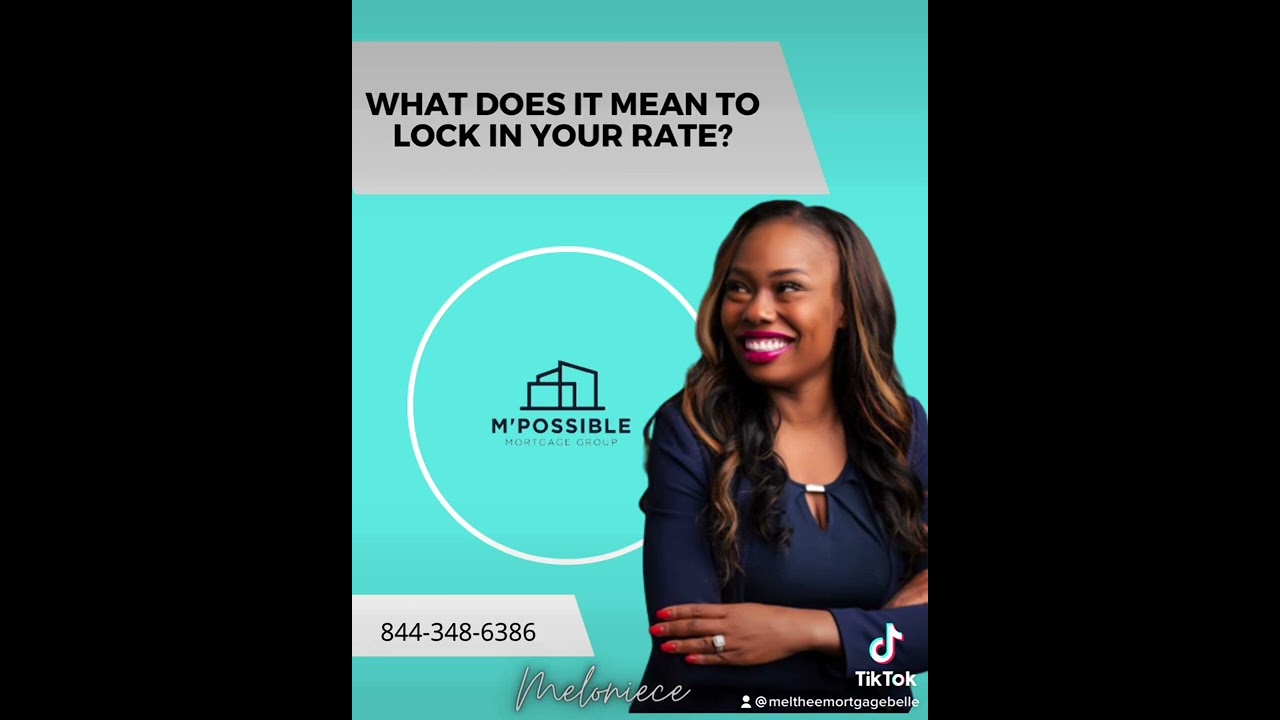 Lock it in or lock it down! Let’s talk about interest rate locks! - YouTube