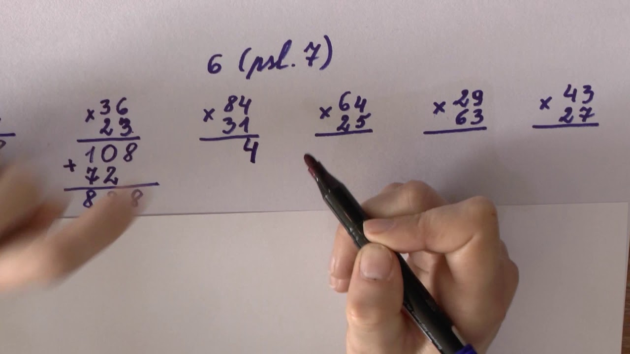 Matematika - DAUGYBA STULPELIU - YouTube