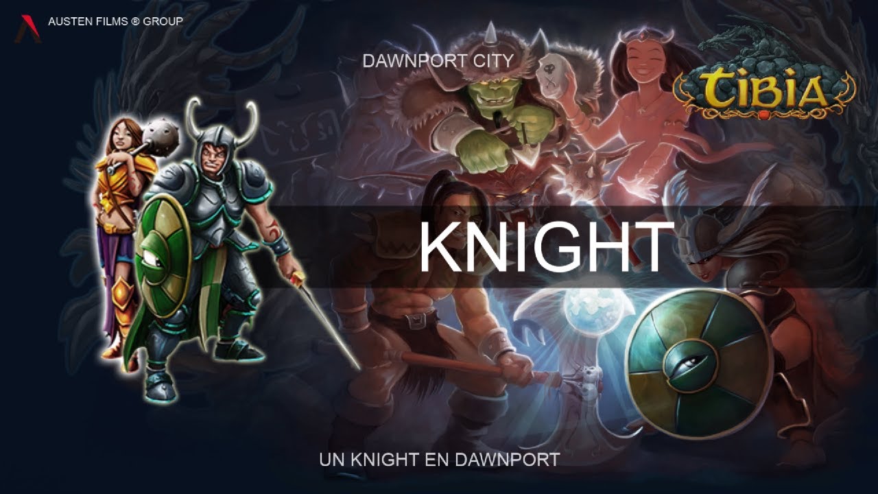 Tibia EN ESPAÑOL - ¿Qué es un Knight en Dawnport? HD - YouTube