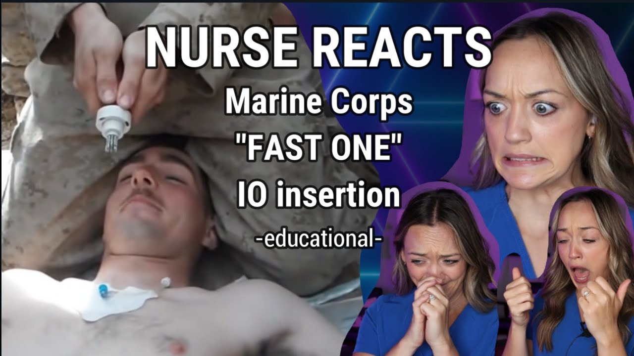 Nurse Reacts: MARINE CORPS "FAST ONE" IO INSERTION | Educational ...